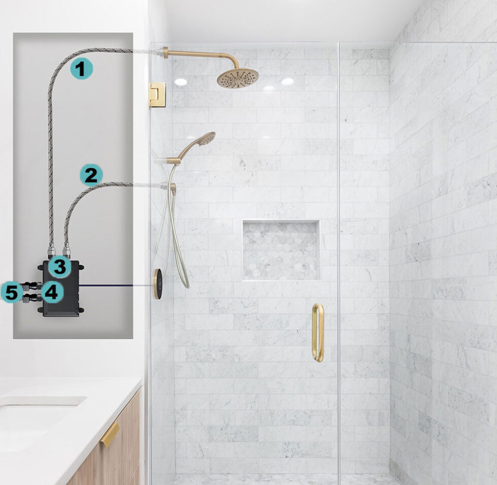 Shower & Faucet - Hydralectric